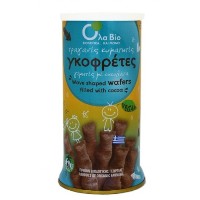 Γκοφρέτες γεμιστές με σοκολάτα (Πουράκια) Vegan ΒΙΟ 140gr | Βιολογικά ...